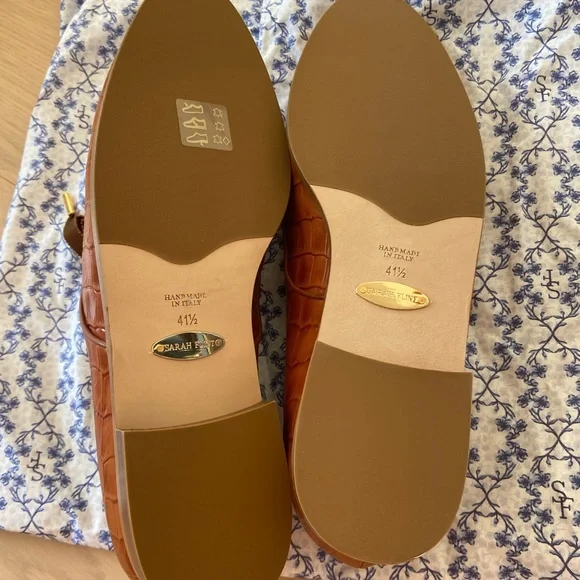Sarah Flint | Shoes | Sarah Flint Michelle Derby In Cognac Croc Size 45 ...